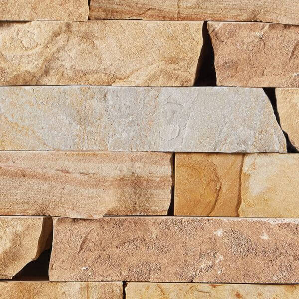 Patterned Harvest Gold Sandstone | Thermal Flagstone | Kafka