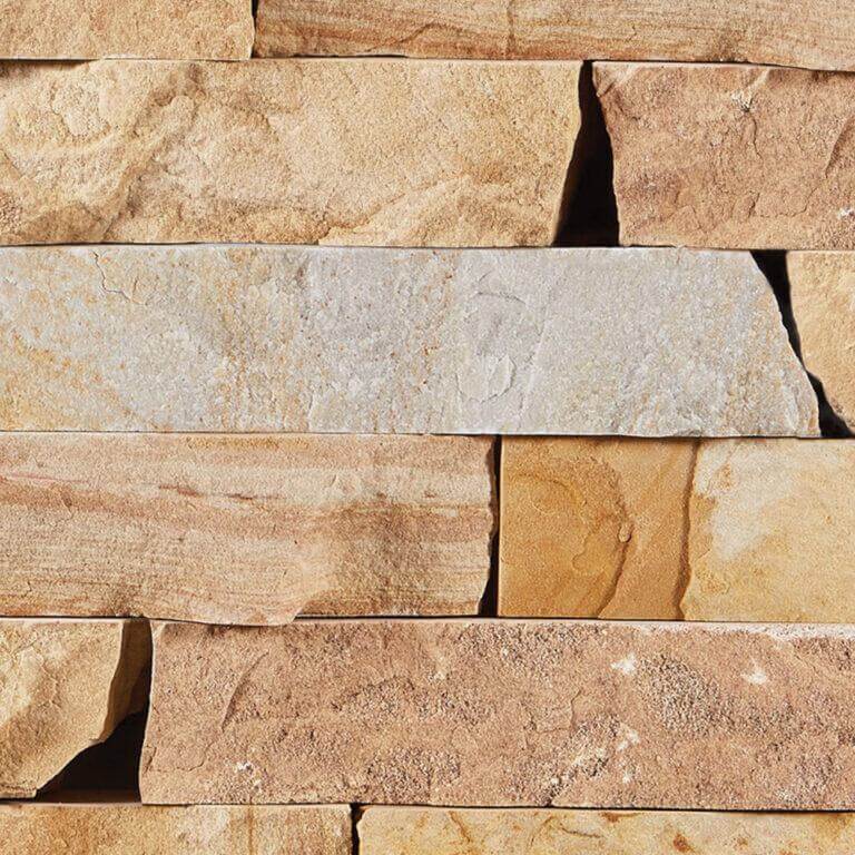 Patterned Harvest Gold Sandstone | Thermal Flagstone | Kafka