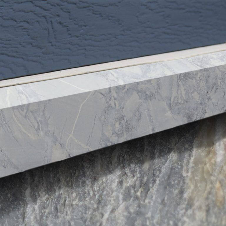 Dimensional Cut Gun Metal Marble | Thin Stone Veneer | Kafka Granite