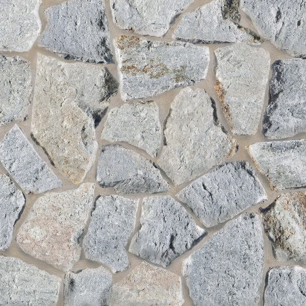 Misty Gray Marble Mosaic | Thin Stone Veneer | Kafka Granite