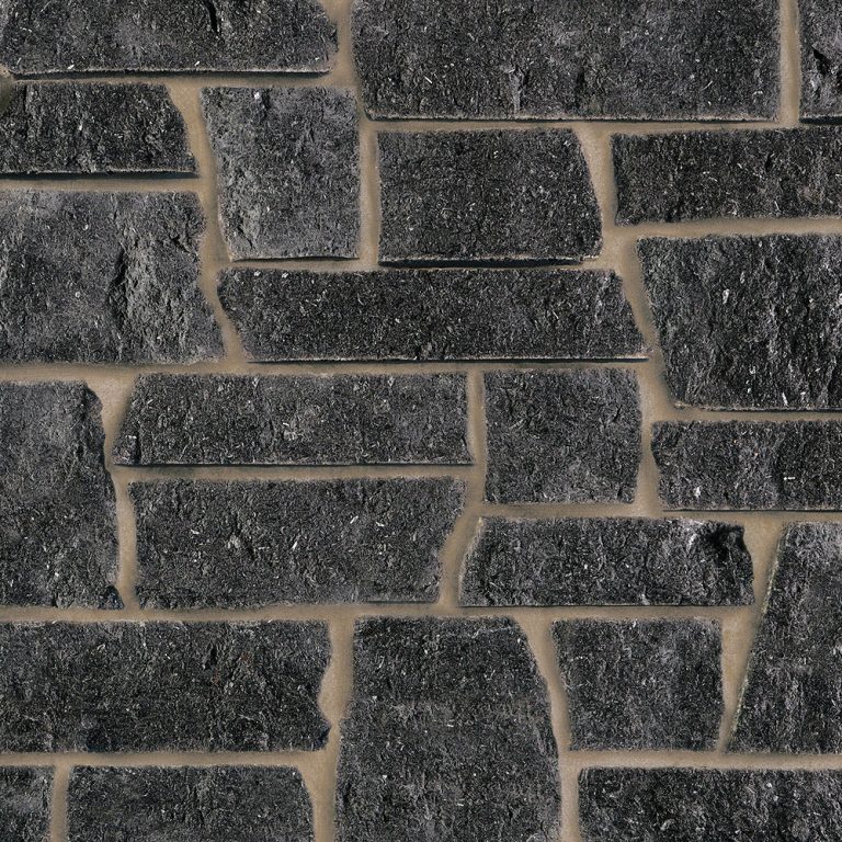 Starlight Black Granite Castle Thin Stone Veneer