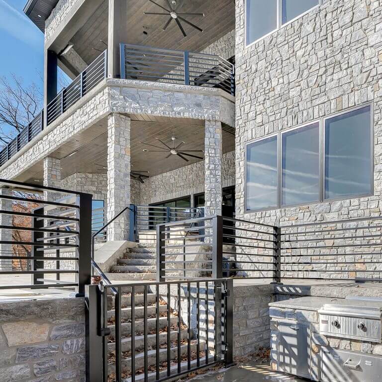 Gun Metal Marble Dimensional Thin Stone Veneer